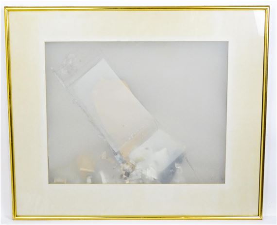 Yuri Kuper | Pen and ink with paper fragments behind, A study of an ...