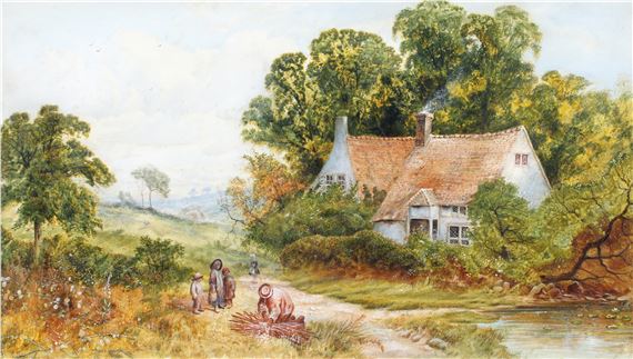 Edward Beecham Lait | Digging a Hole | MutualArt