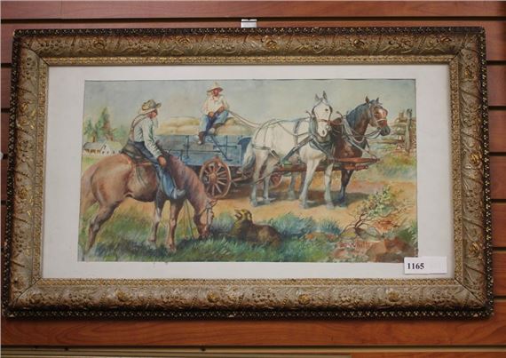 BO Whitten | BO WHITTEN WATERCOLOR ON PAPER (1949) | MutualArt