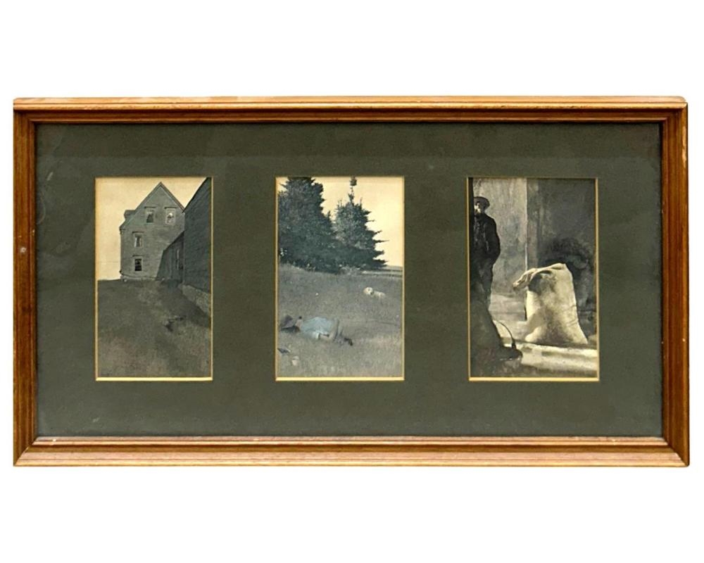Andrew Wyeth | Andrew Wyeth 3pc. Prints | MutualArt