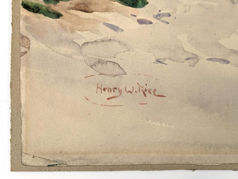 Henry Webster Rice | Henry W. Rice. Bermuda seascape watercolor ...
