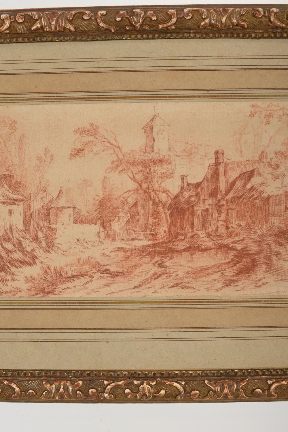 F. Boucher | 18th century French old master red chalk drawing of a ...