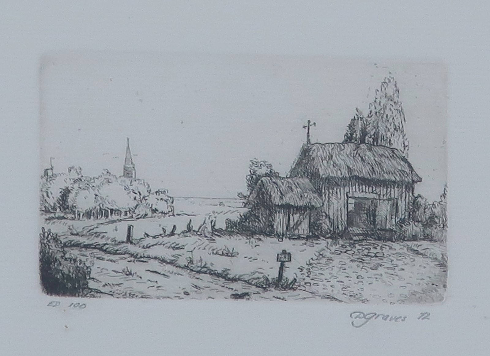 P. Graves | P.Graves Landscape with Chapel | MutualArt