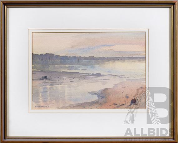 Ben Shearer | Dusk - Lake Lonsdale 1982 (1982) | MutualArt