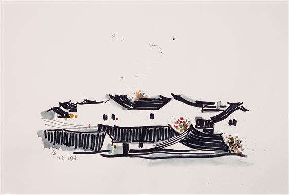 Wu Guanzhong | ZHOUZHUANG | MutualArt