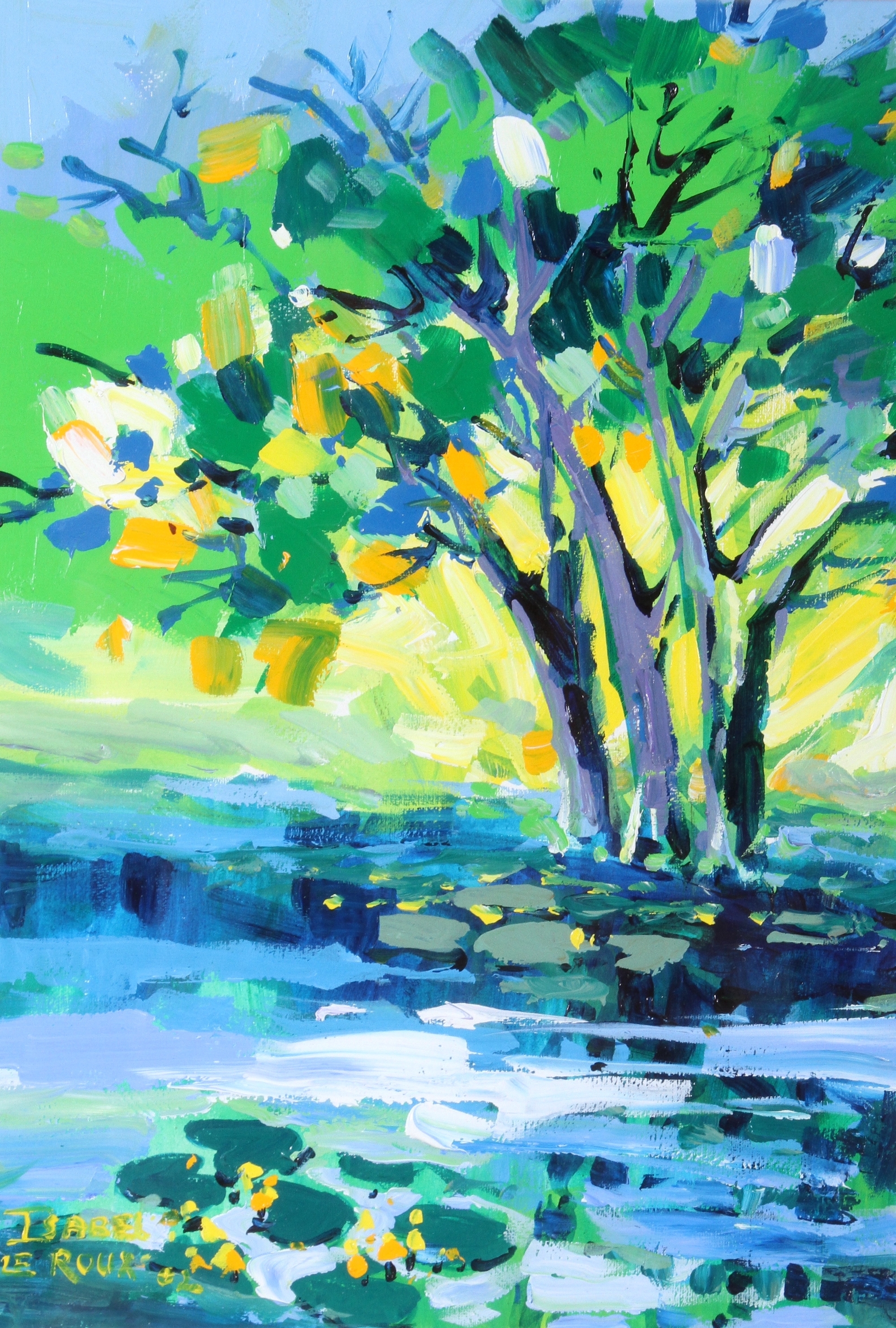 Isabel le Roux | TREE NEXT TO THE RIVER | MutualArt