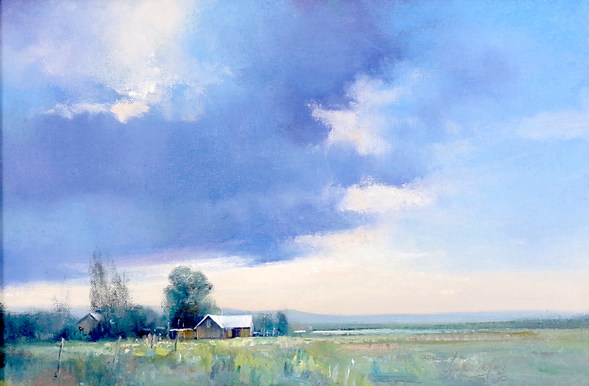 Ignatius Marx | Storm over Farmhouse | MutualArt