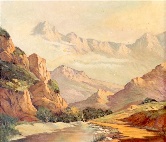 C. Wilkinson | MOUNTAINOUS LANDSCAPE | MutualArt