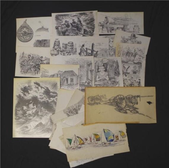 Cedric Emanuel | Collection of mixed drawings | MutualArt