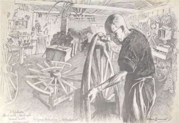 Cedric Emanuel | Yesterdays Australian - The Blacksmith (1940) | MutualArt