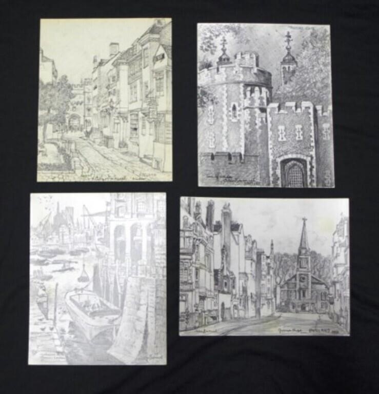 Cedric Emanuel | Collection of 15 original sketches | MutualArt