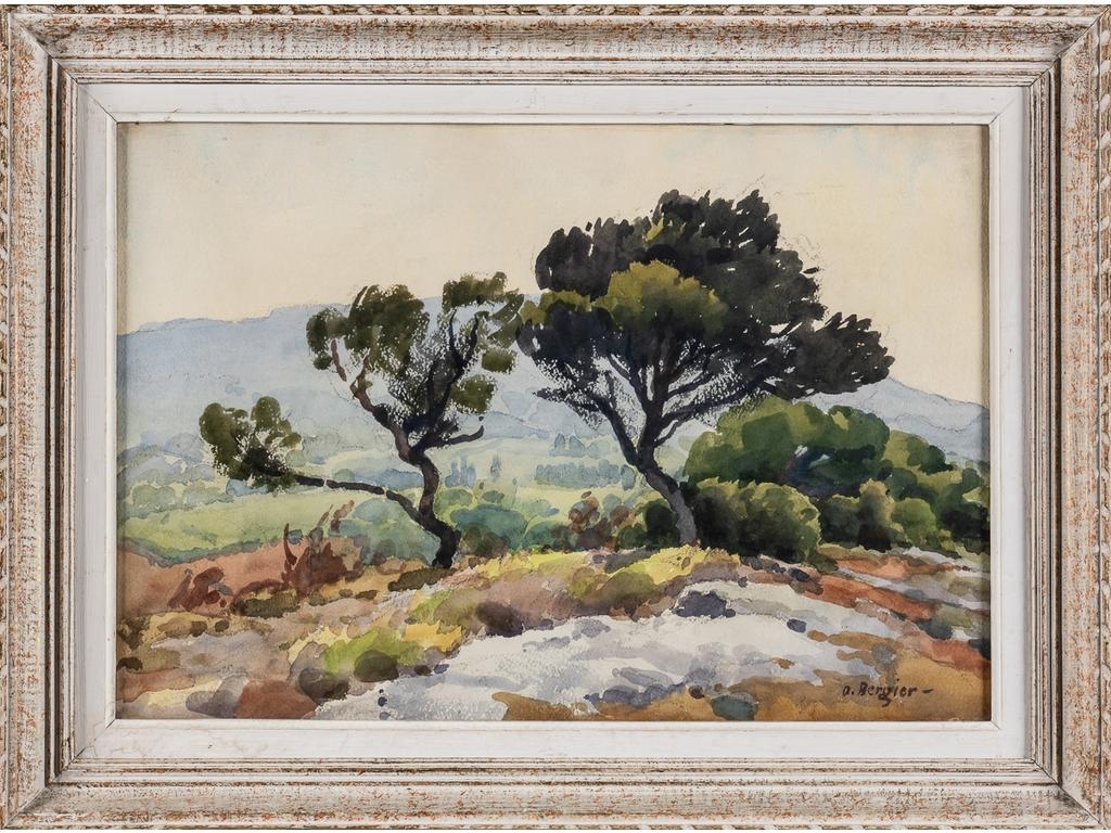 Alfred Bergier | Paysage provençal | MutualArt