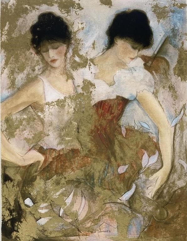 Janet Treby | Janet Treby (British, b.1955) Two Dancers | MutualArt