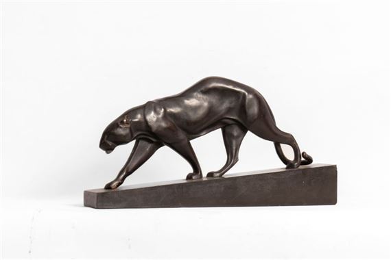 Maurice Prost | Panthère en marche, Le modèle (1927) | MutualArt
