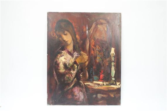 Joseph Werner Baer | Joseph WERNER-BAER (1923-1991) Portrait de femme ...