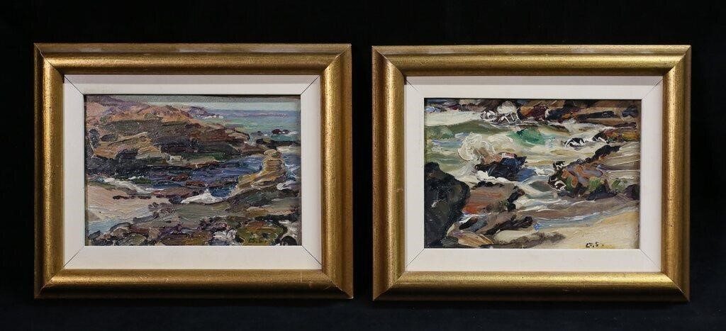 George Gardner Symons | George Gardner Symons Pair of Coastal ...