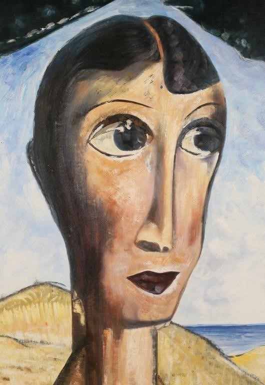 Alfred Maurer | Alfred Maurer Style Oil on Canvas Portrait | MutualArt