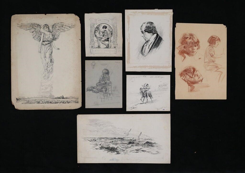 Frederick Sands Brunner | Seated Blonde with Roses | MutualArt