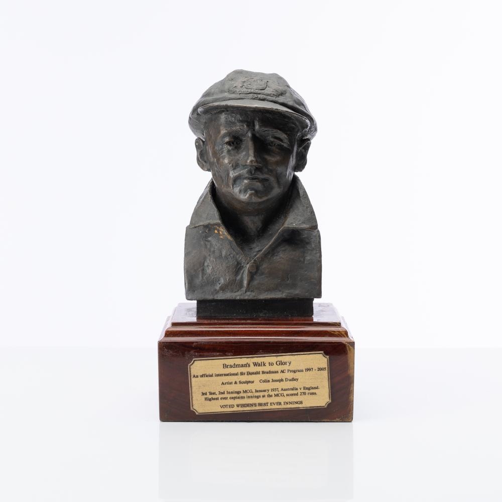 Colin Joseph Dudley | Donald Bradman bronze bust | MutualArt