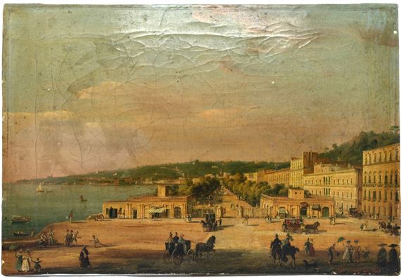 Salvatore Candido | OF NEOPOLITAN SCENE, depicting a bustling Villa ...