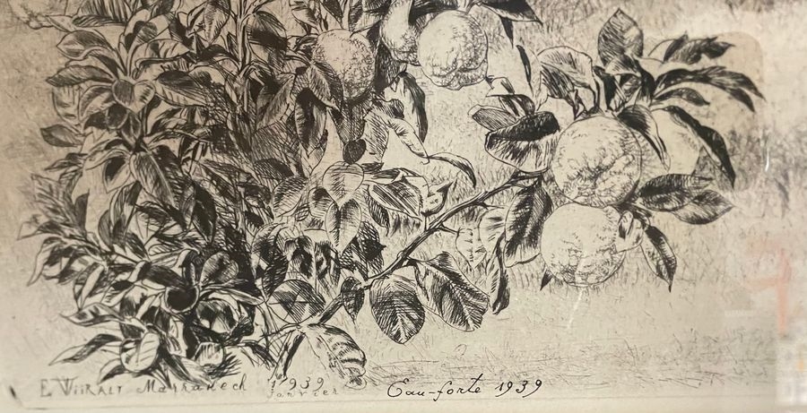 Eduard Wiiralt | Landscape near Marrakech (1939) | MutualArt