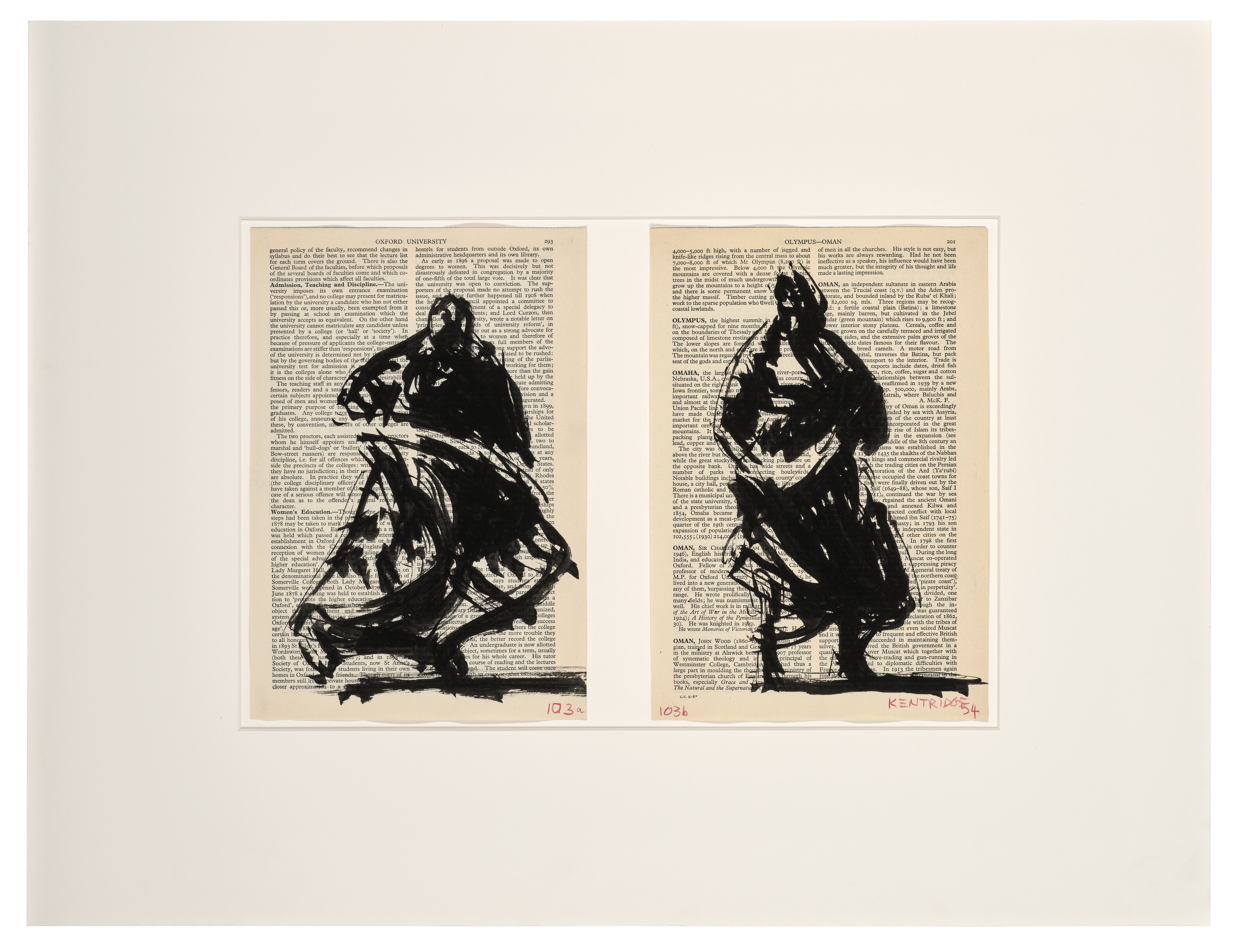 William Kentridge | Drawing for Sybil (Oxford University, Olympus ...