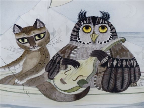 Sheila Flinn | THE OWL AND THE PUSSYCAT | MutualArt