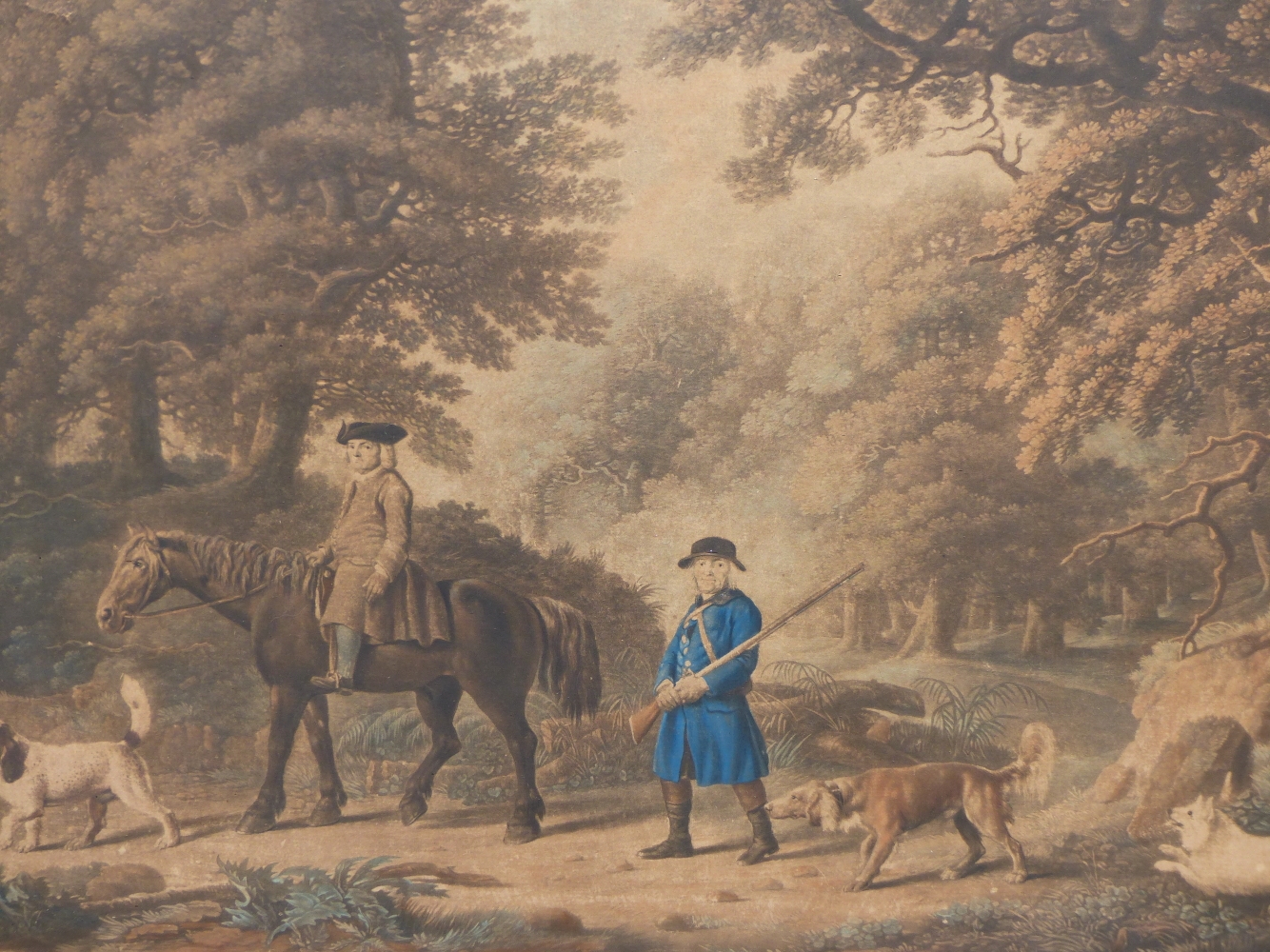 George Stubbs | Antinoüs, a chestnut racehorse, in a landscape | MutualArt