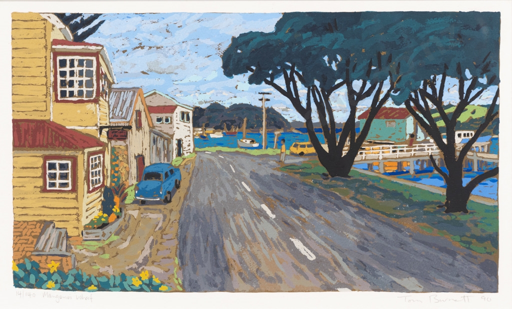 Tom Burnett | Tom Burnett - Mangonui Wharf | MutualArt
