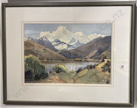 Margaret Rhodes | Margaret Rhodes - Mt Aspiring from Glendhu Bay ...