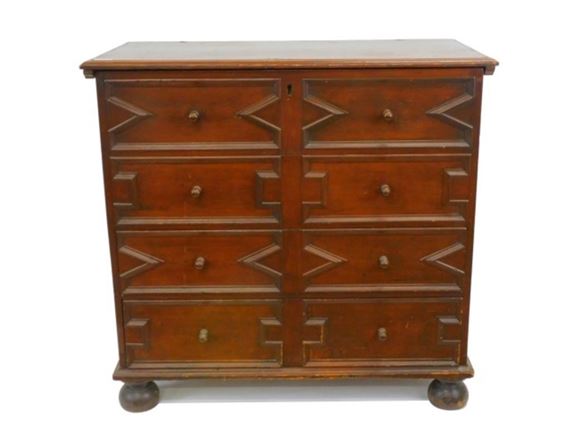 Susan Frye | William and Mary two-drawer lift-top blanket (1848 ...