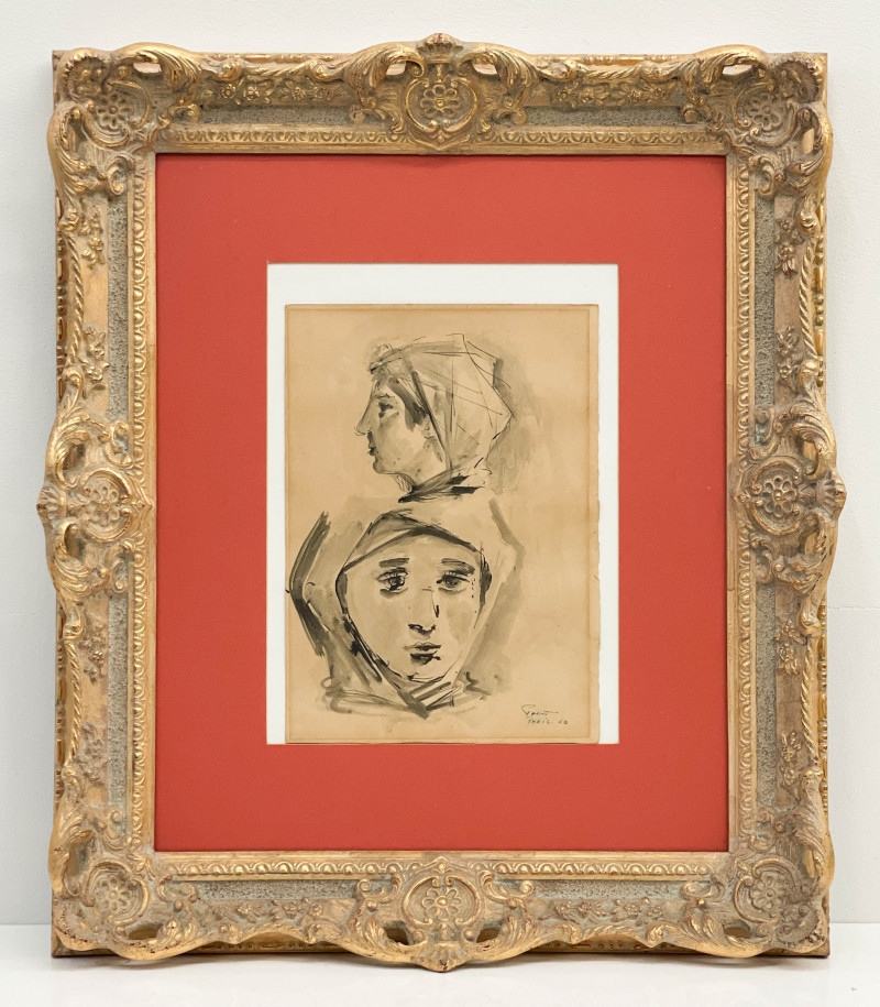 Héctor Poleo | Two Studies of Women (1950 (1950) | MutualArt