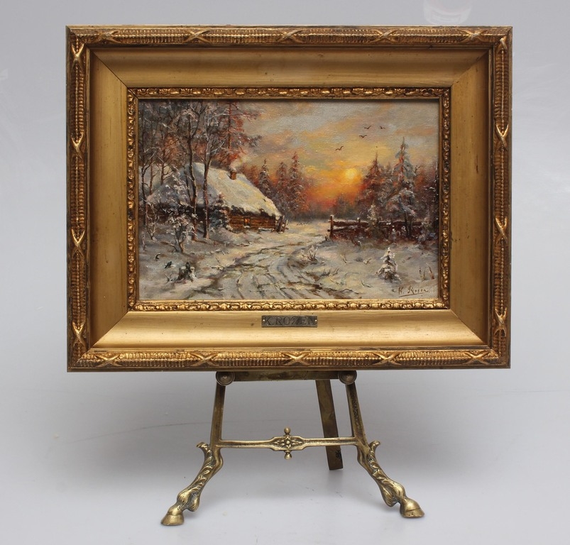 Karl Rosen | Winter Forest (1910) | MutualArt