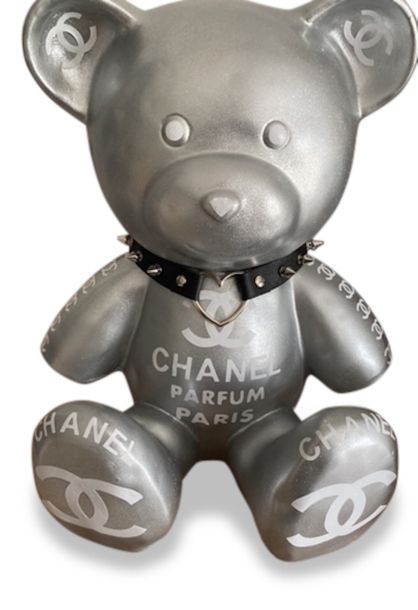 John TOBB | Teddy bear sculpture CHANEL Red (2023) | MutualArt