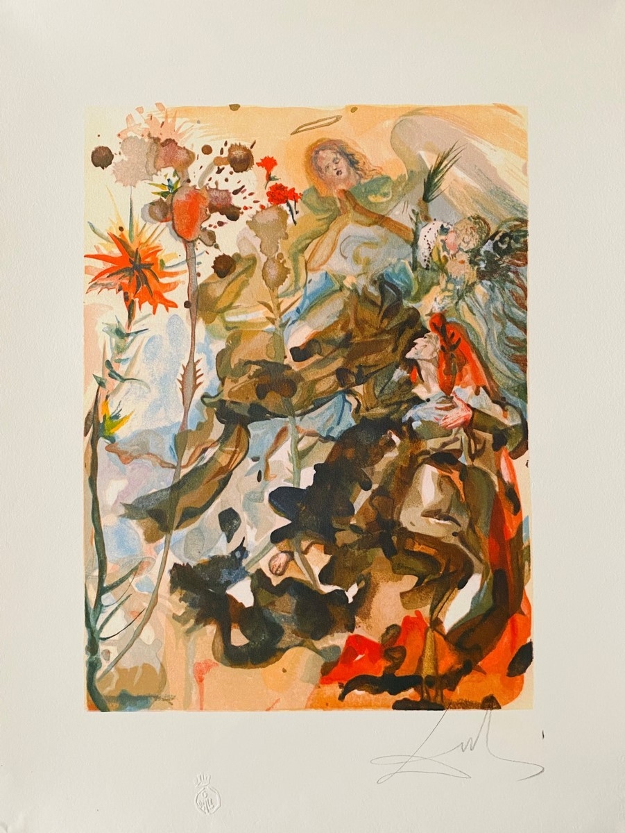 Salvador Dalí | Signed in pencil lower right Watermark. Stamp embossed ...