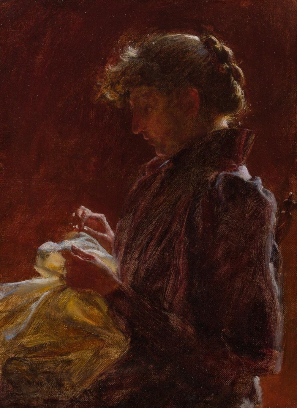 Charles Courtney Curran | May Morning (1908) | MutualArt