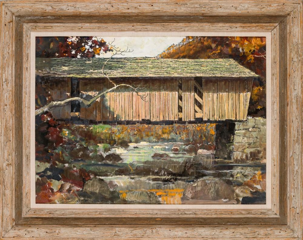 Eric Sloane | Lovejoy Bridge, Maine | MutualArt