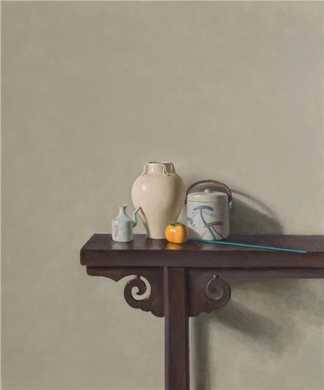 Raymond Han | Orientalia and Persimmon, 1998 (1998) | MutualArt