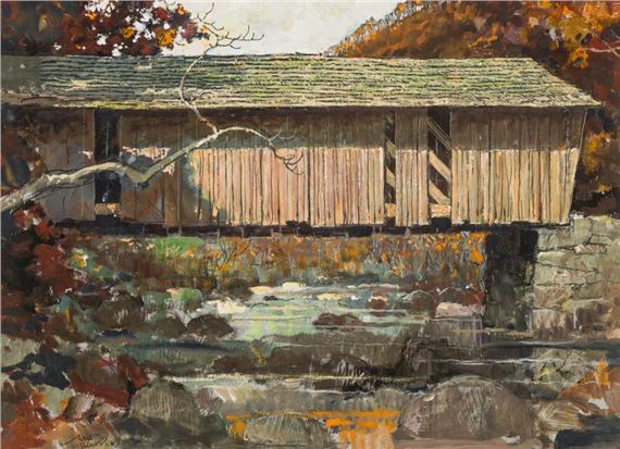 Eric Sloane | Lovejoy Bridge, Maine | MutualArt