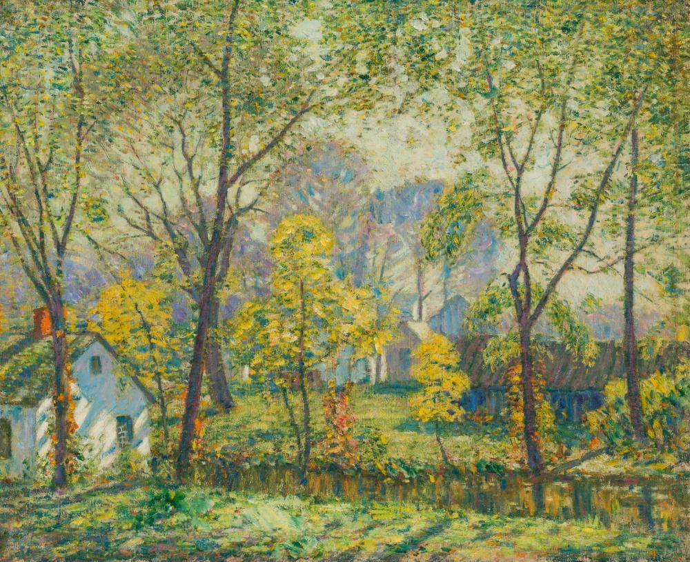 Will Howe Foote | Houses in a Spring and Portrait of Mrs. Parrish ...