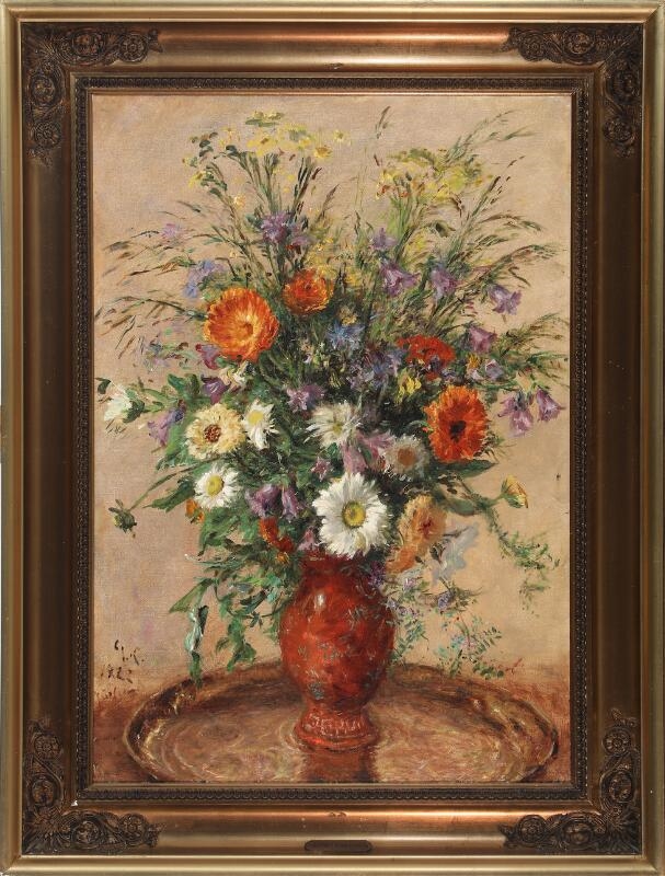 Polycarpus Godfred Benjamin Christensen | Still life with flowers (1922 ...