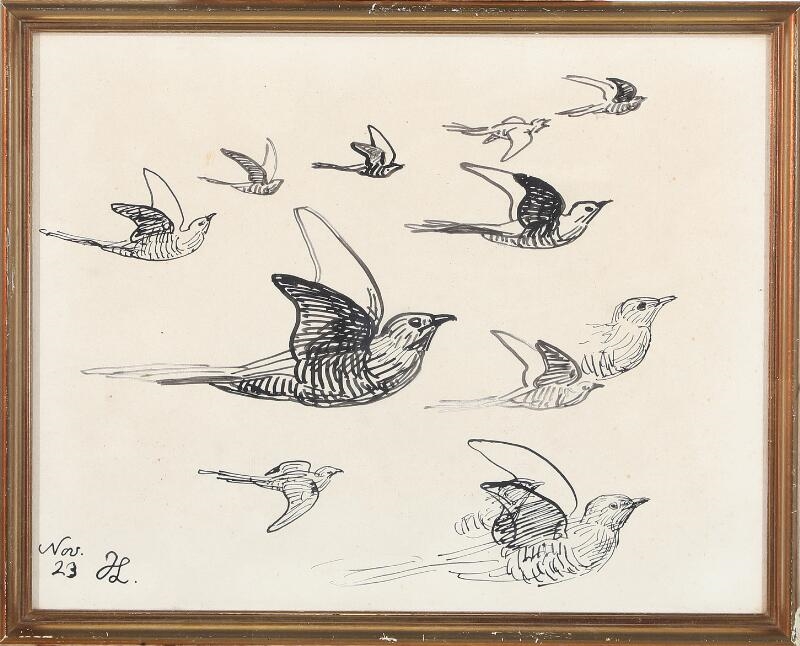 Johannes Larsen | Flying birds | MutualArt