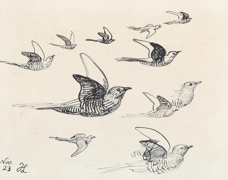 Johannes Larsen | Flying birds | MutualArt