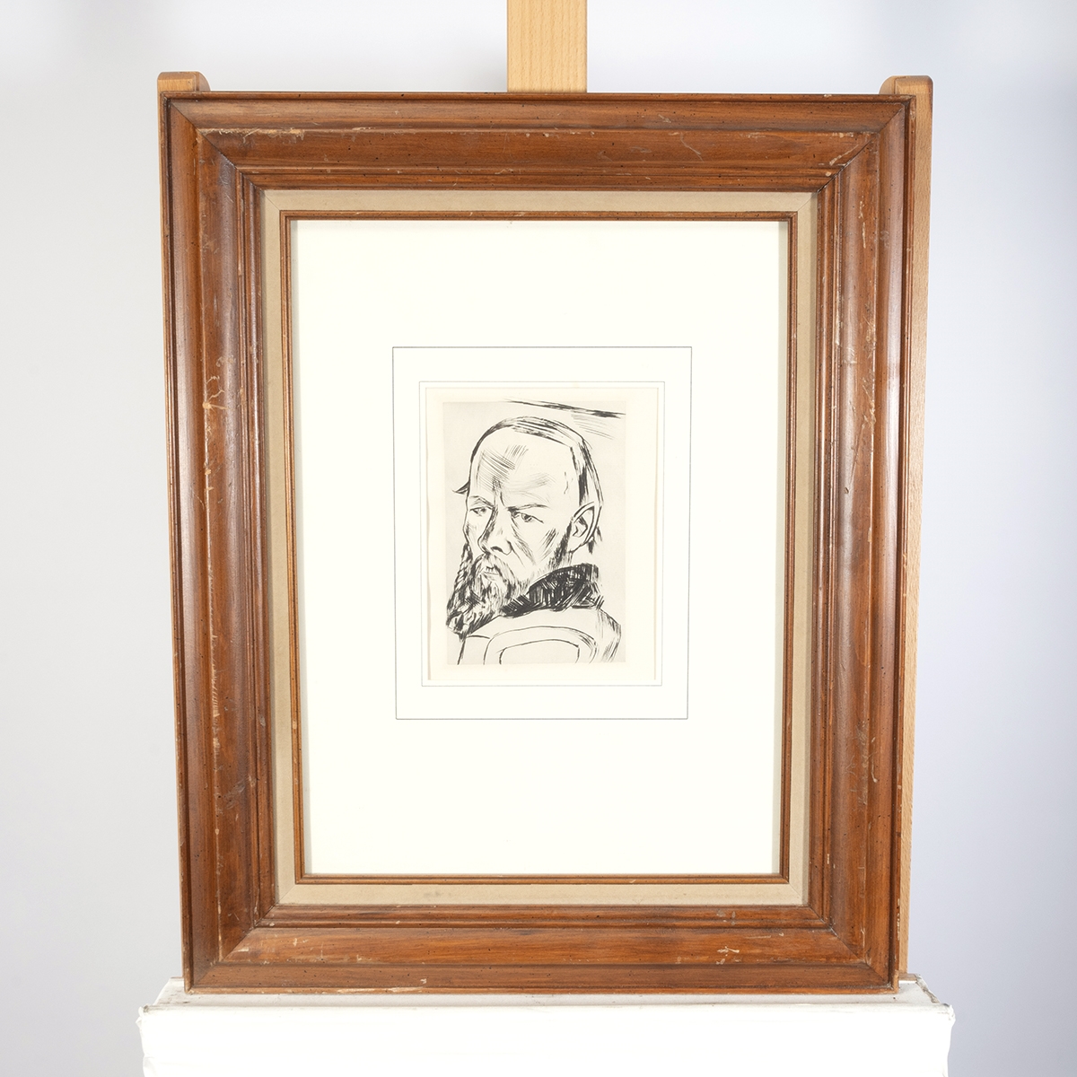 Max Beckmann | Portrait of Dostoevsky (1921) | MutualArt