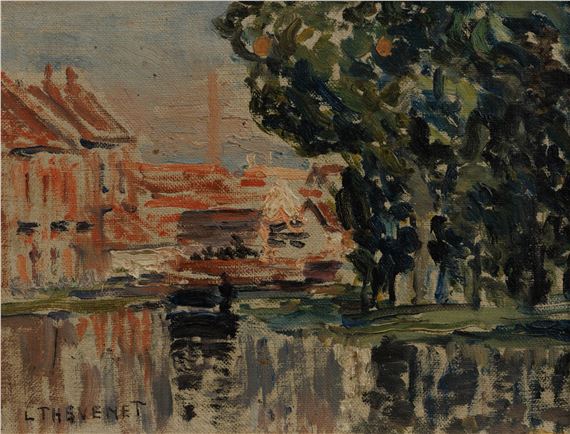 Louis Thévenet | LE GUÉRIDON À LA SOUPIÈRE NOIRE (1914) | MutualArt