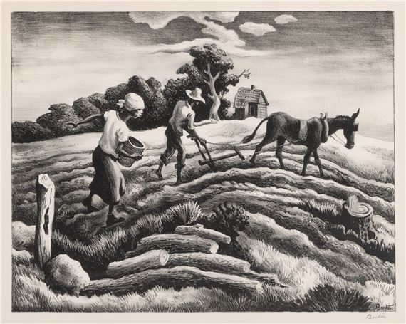 Thomas Hart Benton‏ | The Race (1942) | MutualArt