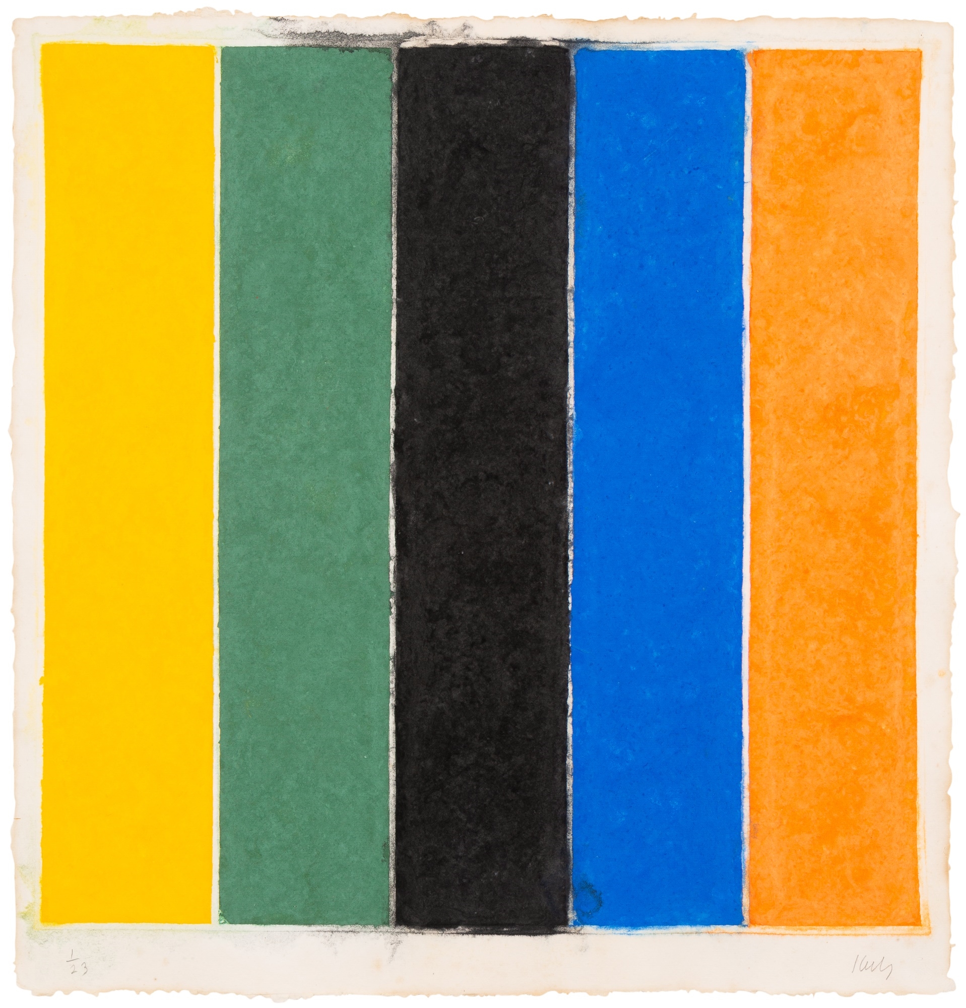 Ellsworth Kelly | BLACK PANEL I (1985) | MutualArt