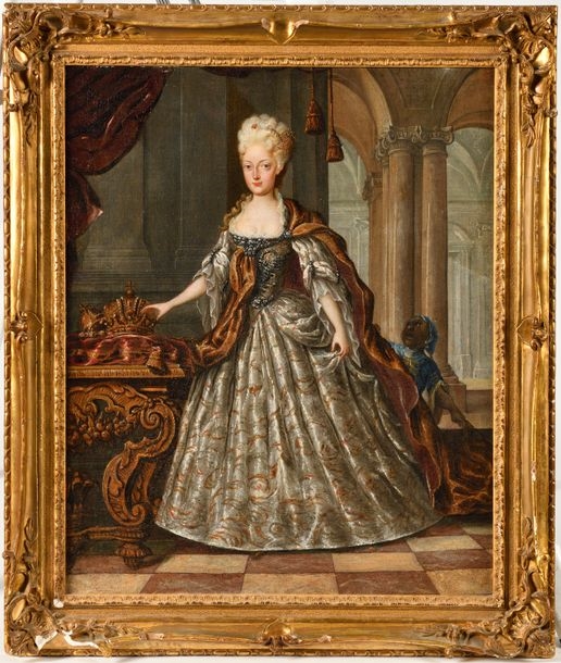 Frans von Stampart | Portrait of Elisabeth-Christine of Brunswick ...