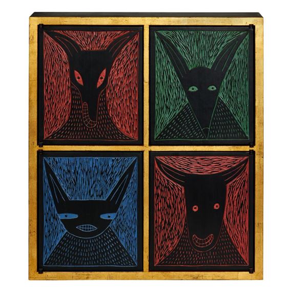 Judy Kensley McKie | Untitled (Wall-Mounted Cabinet (1992) | MutualArt