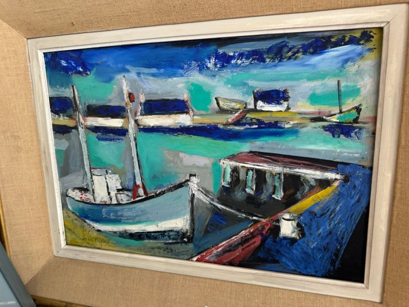 Jean Millien | 1943 Set of 3 oils on canvas and one oil on isorel (61 ...